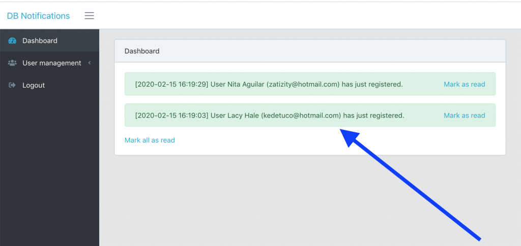 Internal Messages – Quick Admin Panel - Mercatorenterprises