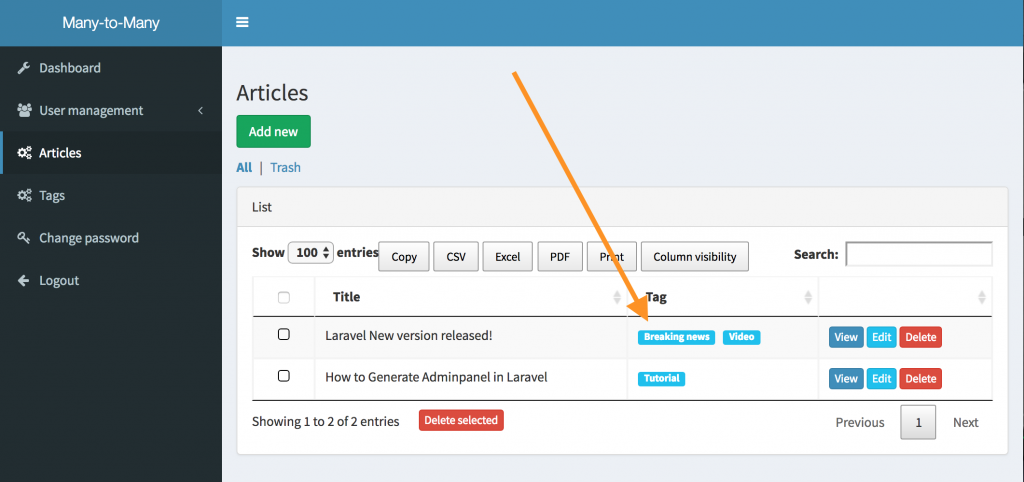 Laravel Many-to-Many Relationships with Select2 – Quick Admin Panel - Mercatorenterprises